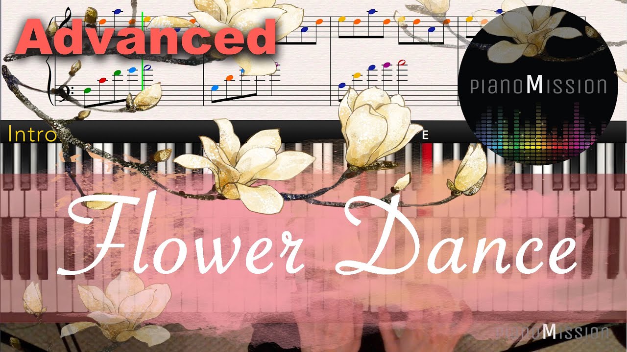 [Real Piano Tutorial] FLOWER DANCE_Advanced ver. with Follow-Up ...
