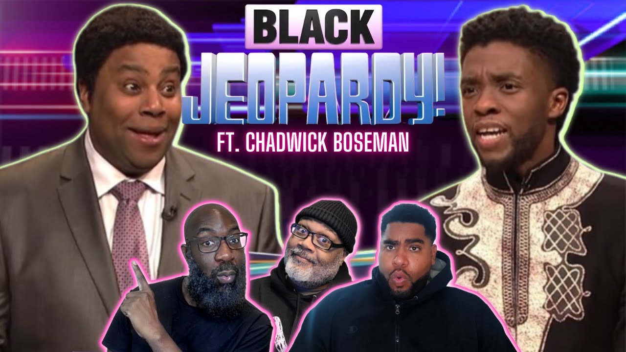 SNL Black Jeopardy with Chadwick Boseman Reaction! Black Panther Didn't ...