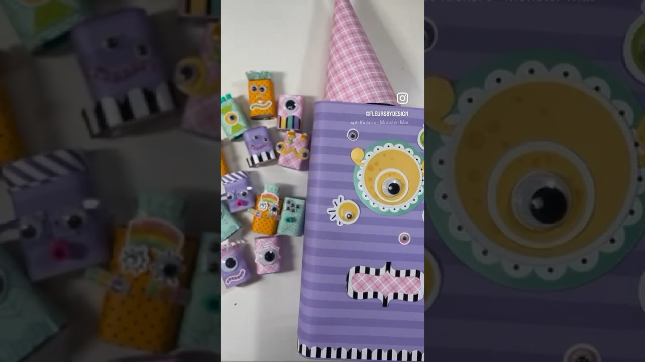 Tic Tac Monsters using Doodlebug Designs #halloween #octoberdaily # ...