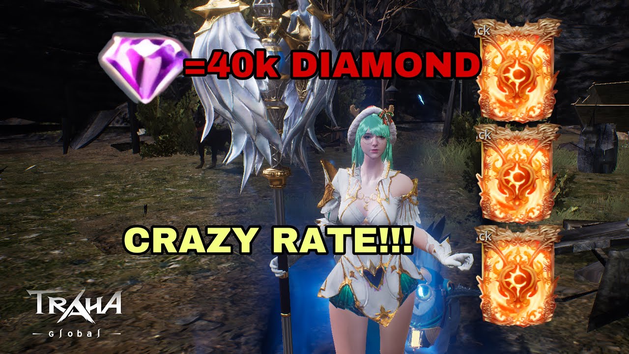 OPENING SPIRIT CARD WITH 40K DIAMOND-- TRAHA GLOBAL - YouTube