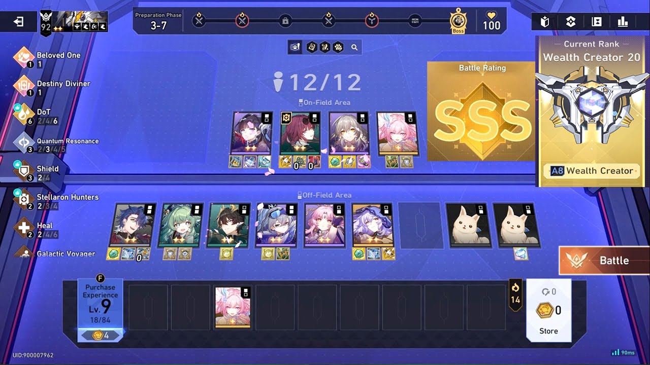 HSR Currency Wars: Zero-Sum Game : A8 Wealth Creator 20 SSS Rank | 6 ...