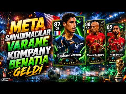 [eFootball] META Varane, Kompany, Benatia Geldi 👑Detaylı Analiz ve Paket Açılımı📊