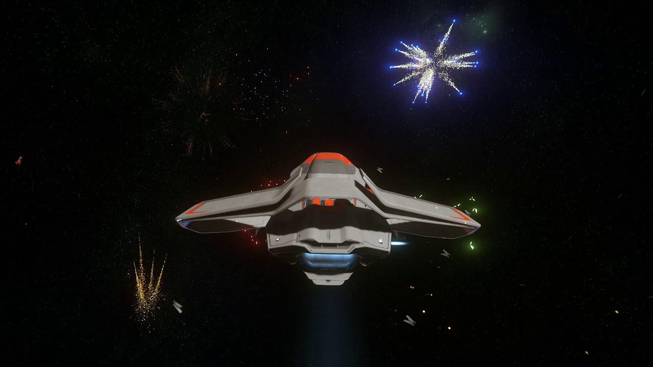 Star Citizen - Invictus Flight Week, Fireworks over Bajini Point ...