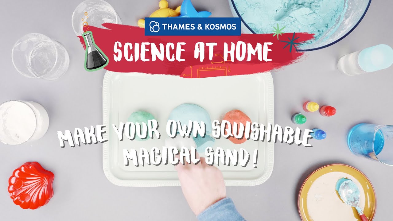 Science at Home - Make Your Own Squishable Magical Sand - YouTube