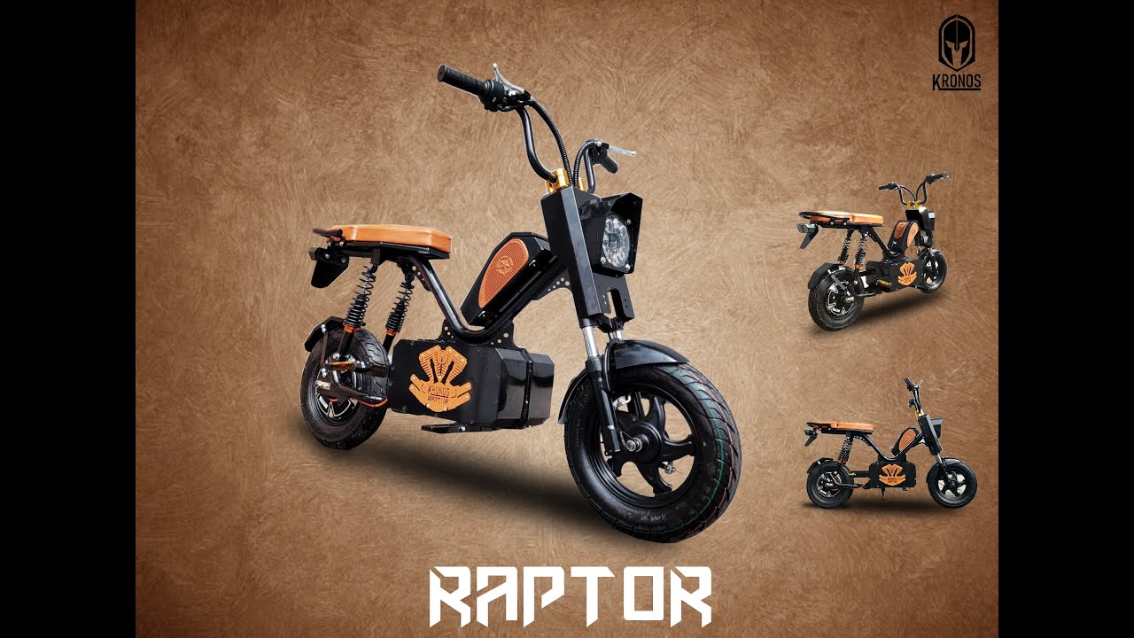 มอเตอร์ไซค์ไฟฟ้า รุ่น RAPTOR | ยี่ห้อ KRONOS E-BIKES - YouTube