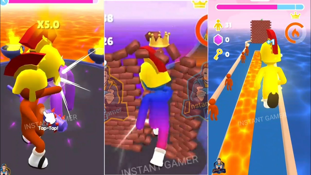 Giant Rush - All Levels Gameplay Android,ios (Levels 1-10) instant ...