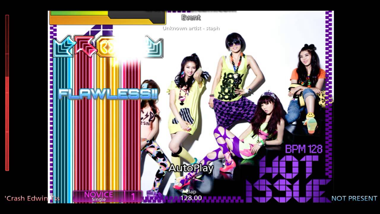PIU 4 Minute - Hot Issue [Super Shortcut] Stepmania - YouTube
