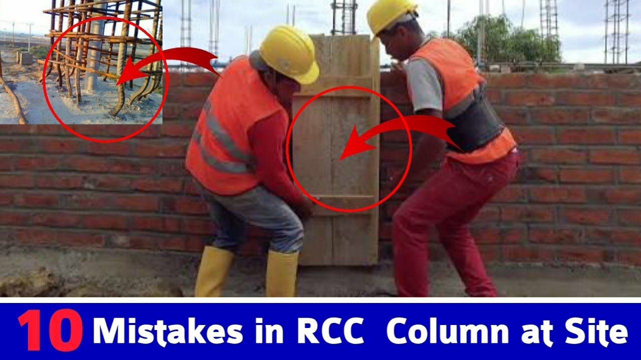 10 Mistakes in Rcc Column | RCC Column Checklist - YouTube