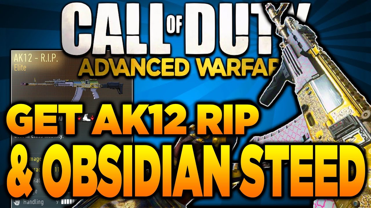 Advanced Warfare - How To Get The AK12 RIP & BAL Obsidian Steed! (Elite ...