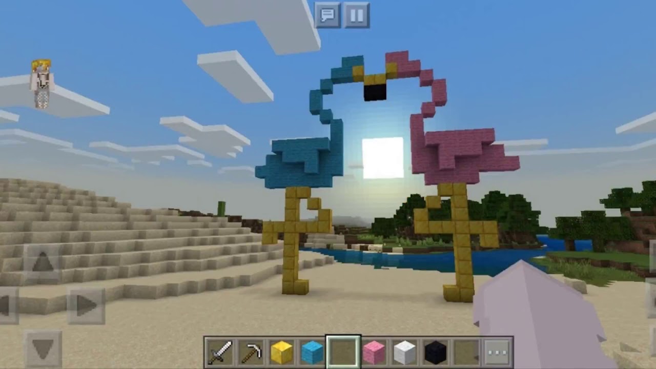 Flamingos in Minecraft - YouTube