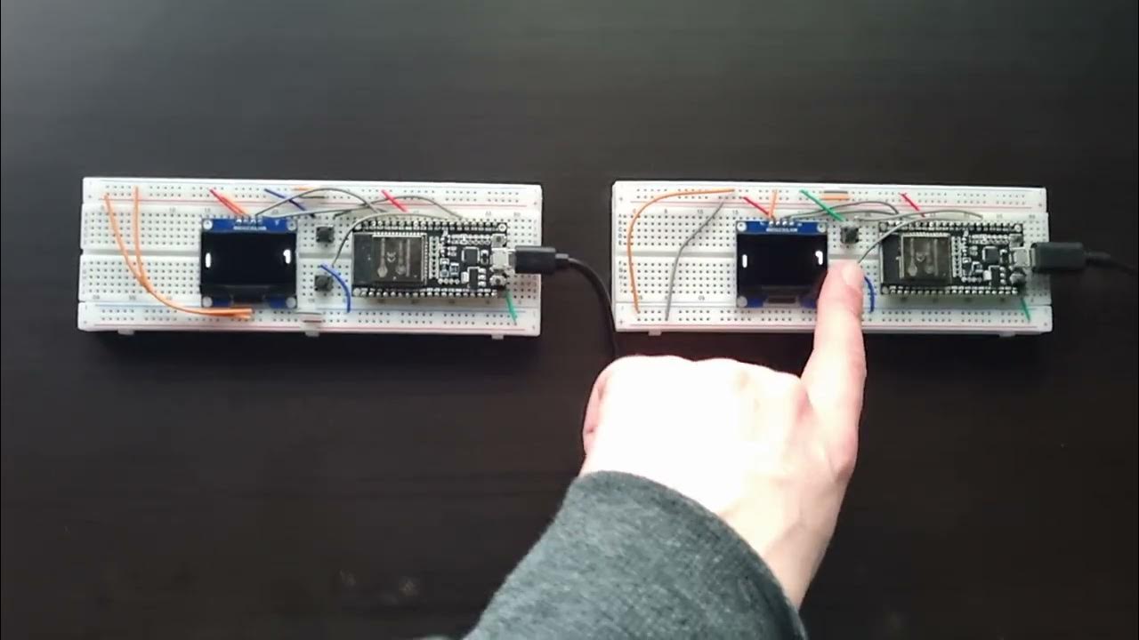 ESP32 Multiplayer Pong Game - YouTube