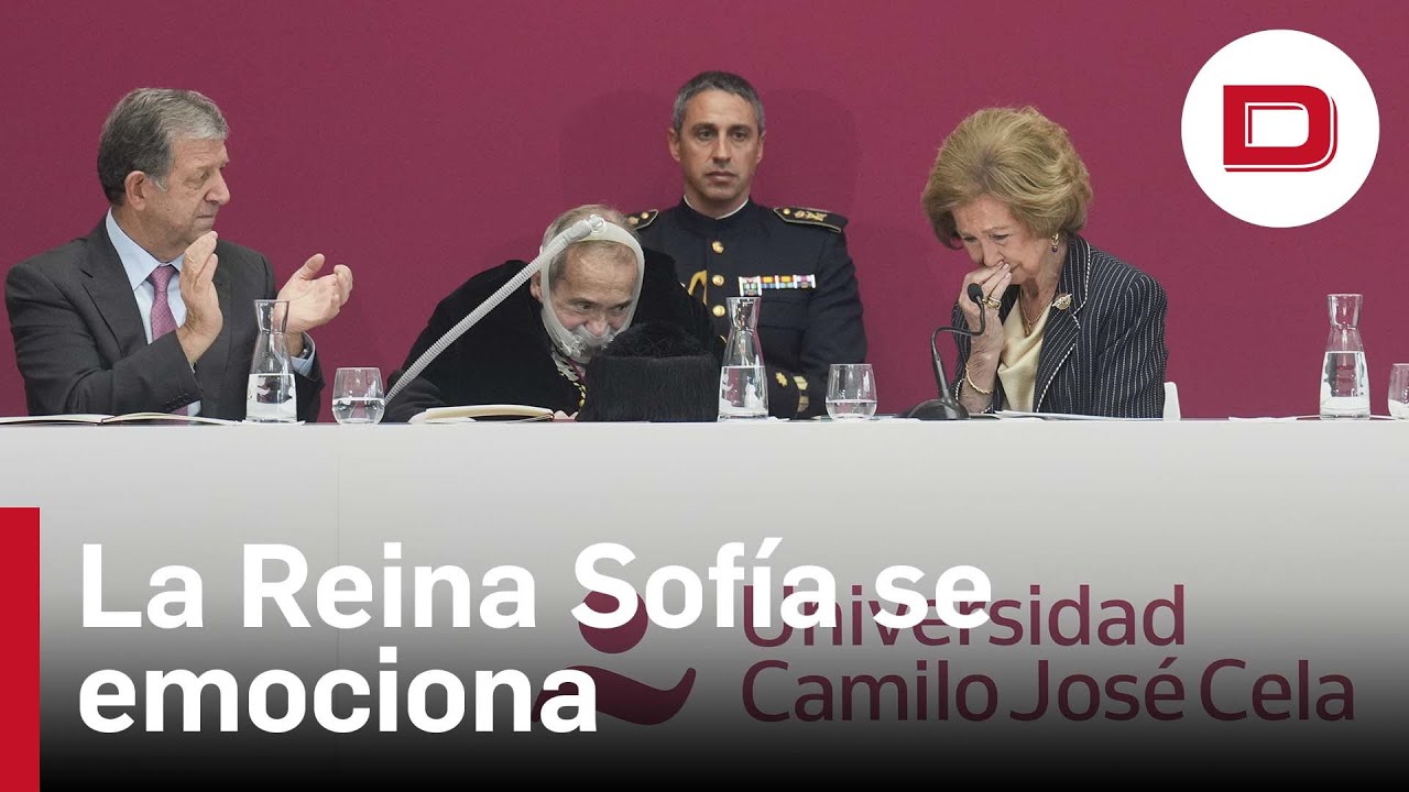 Las lágrimas de la Reina Sofía en el homenaje a su amigo Lora-Tamayo - YouTube