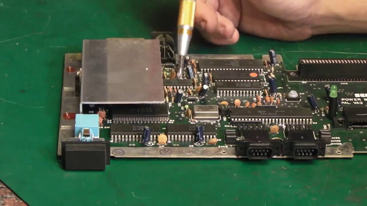 Sega Master System Mk1 repair Pt1 - YouTube