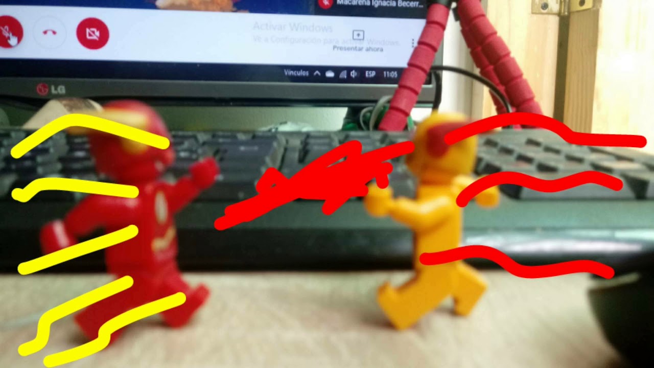 Flash stop motion running test Flash stop motion prueba corriendo - YouTube