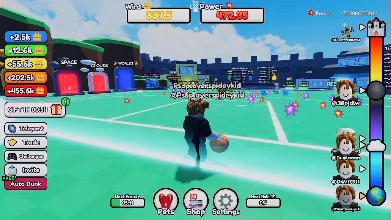 Roblox super dunk with Jayceon sykes - YouTube