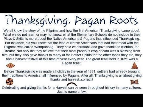 Pagan Origins of Thanksgiving - YouTube