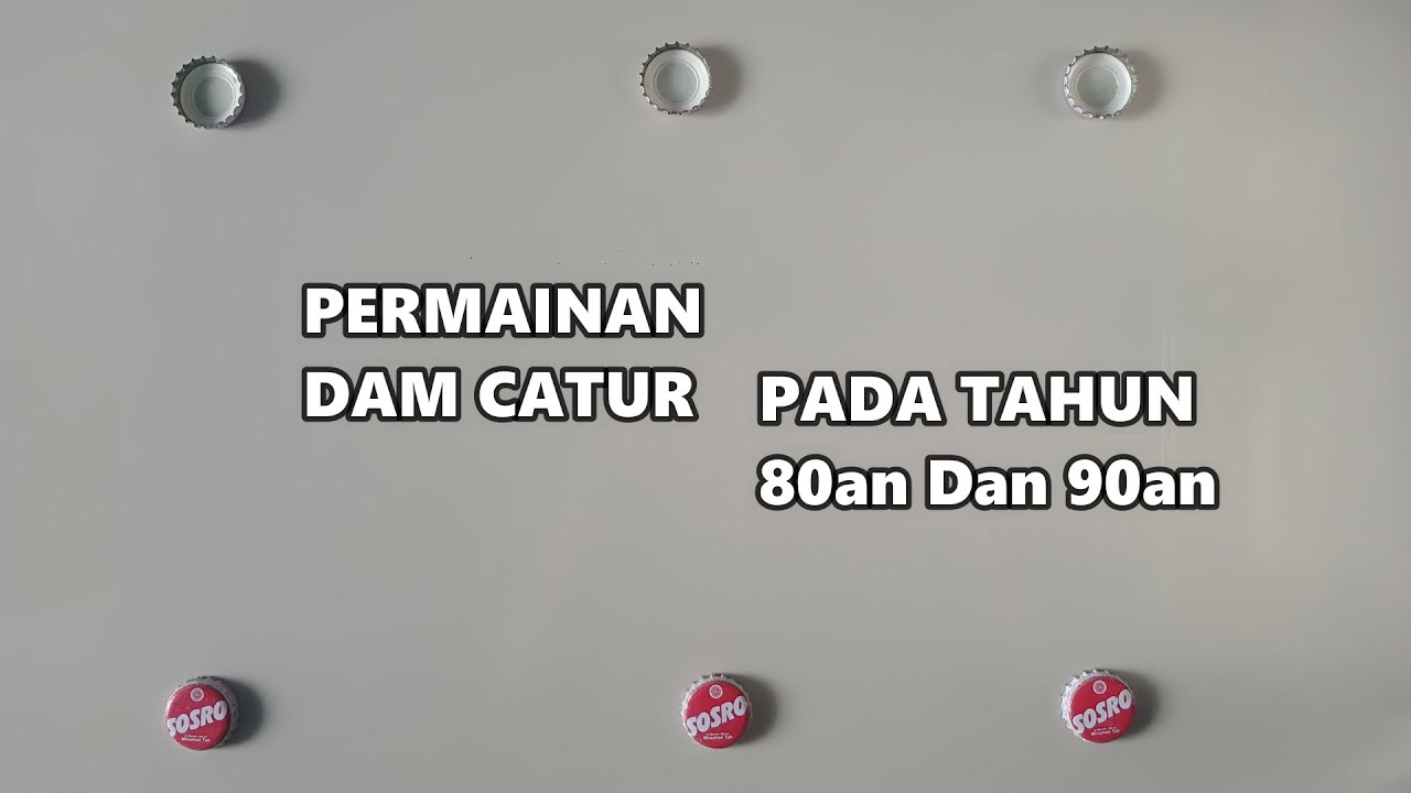 Bermain Dam Catur | Sama Seperti Catur | Unik| Hits Nostalgia From 80s ...