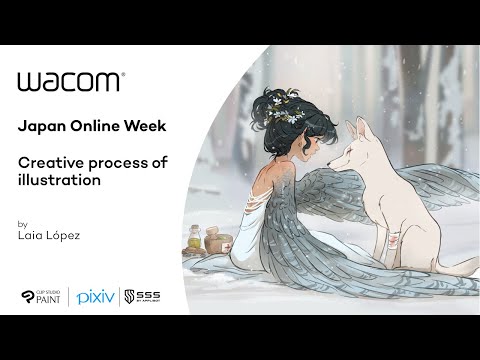 Japan Online Week | Creative process of illustration | workshop with Laia López