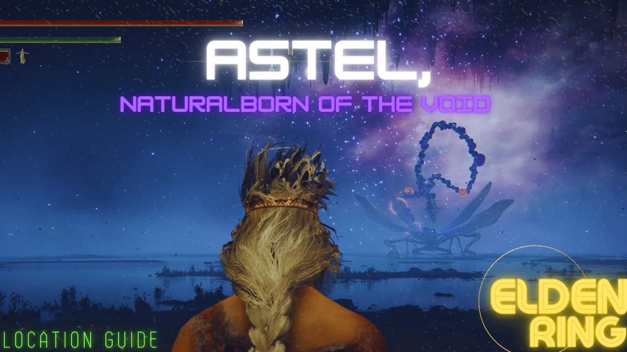 Elden Ring - Astel Natural Born of the Void location // Lake of Rot ...