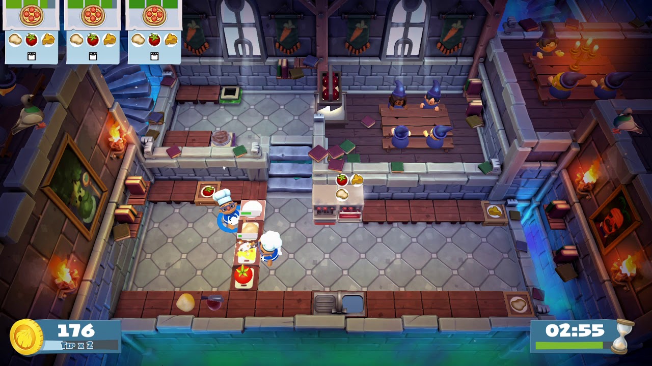 Overcooked 2 - Level 3-1 [4 stars solo] - YouTube