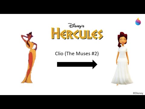 Paint 3D Tutorial: Clio (The Muses #2) ~ Hercules (1997) - YouTube