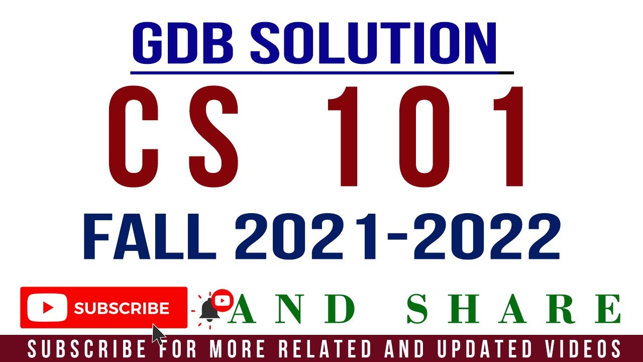 Cs101 Gdb No1 Fall 2021 22 Solution By Tanveer Online Academy Gdb Cs101 Solution Fall 2021