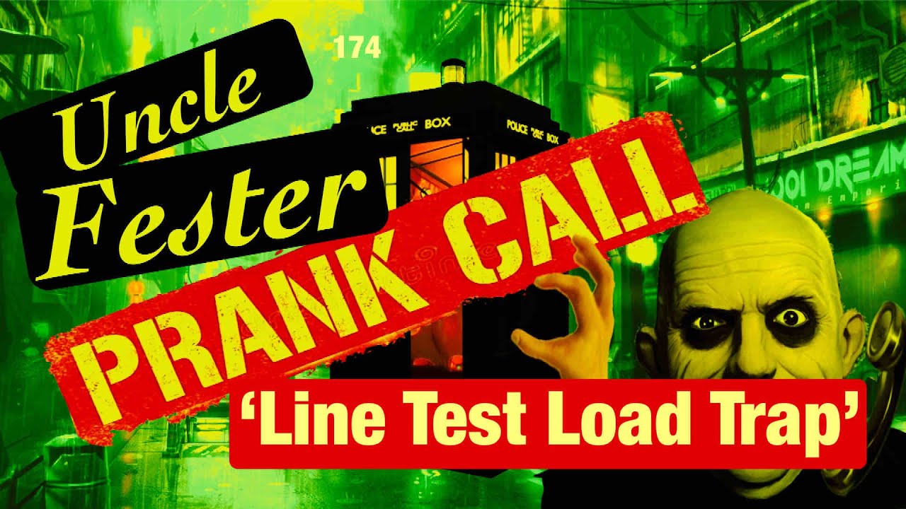Phone Call Prank "line test load trap" - YouTube