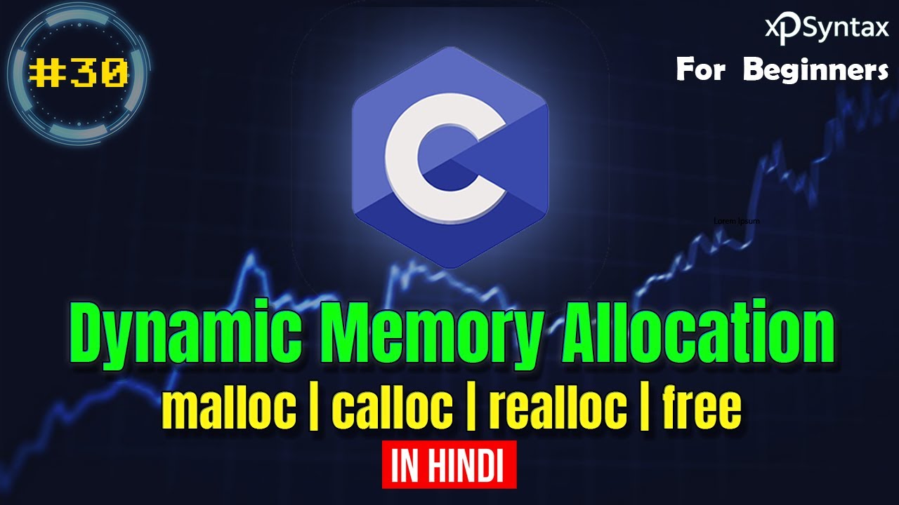 Dma In C Programming Complete Guide Malloc Calloc Realloc Free30 Youtube