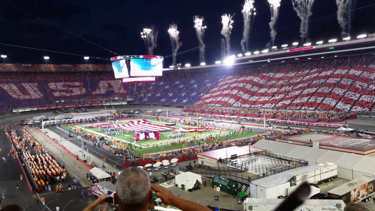2016 Battle at Bristol - Flyover with National Anthem - YouTube