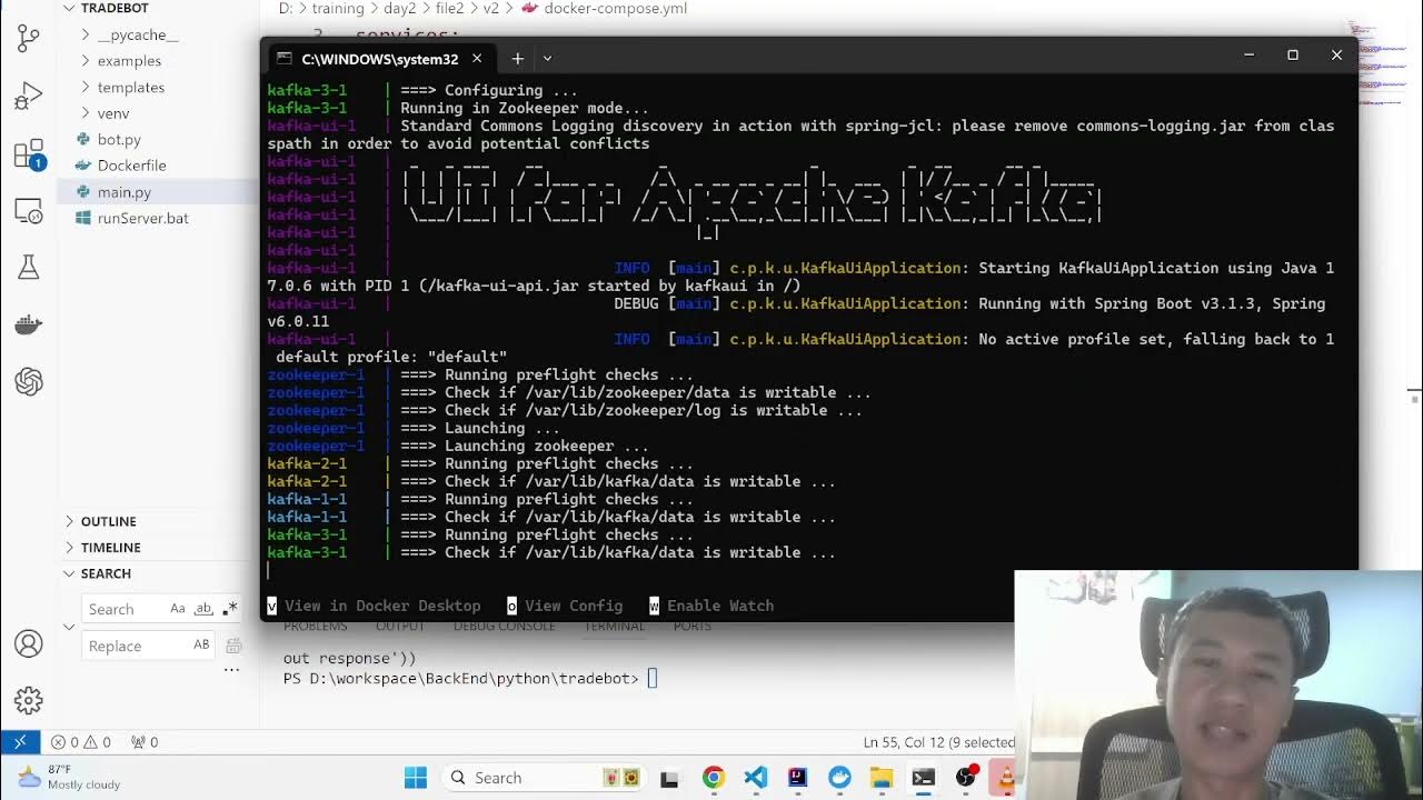 kafka-1 : install kafka cluster ด้วย docker-compose - YouTube