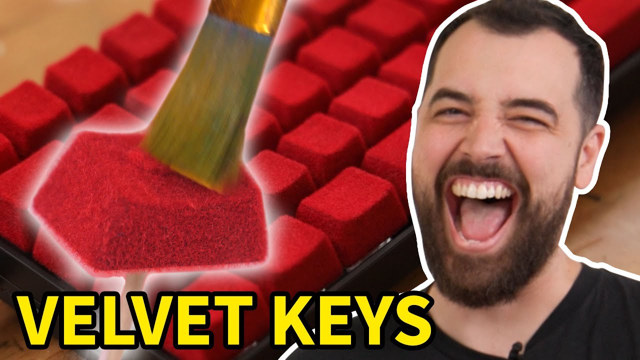 These Guys Made a Velvet-flocked Keyboard