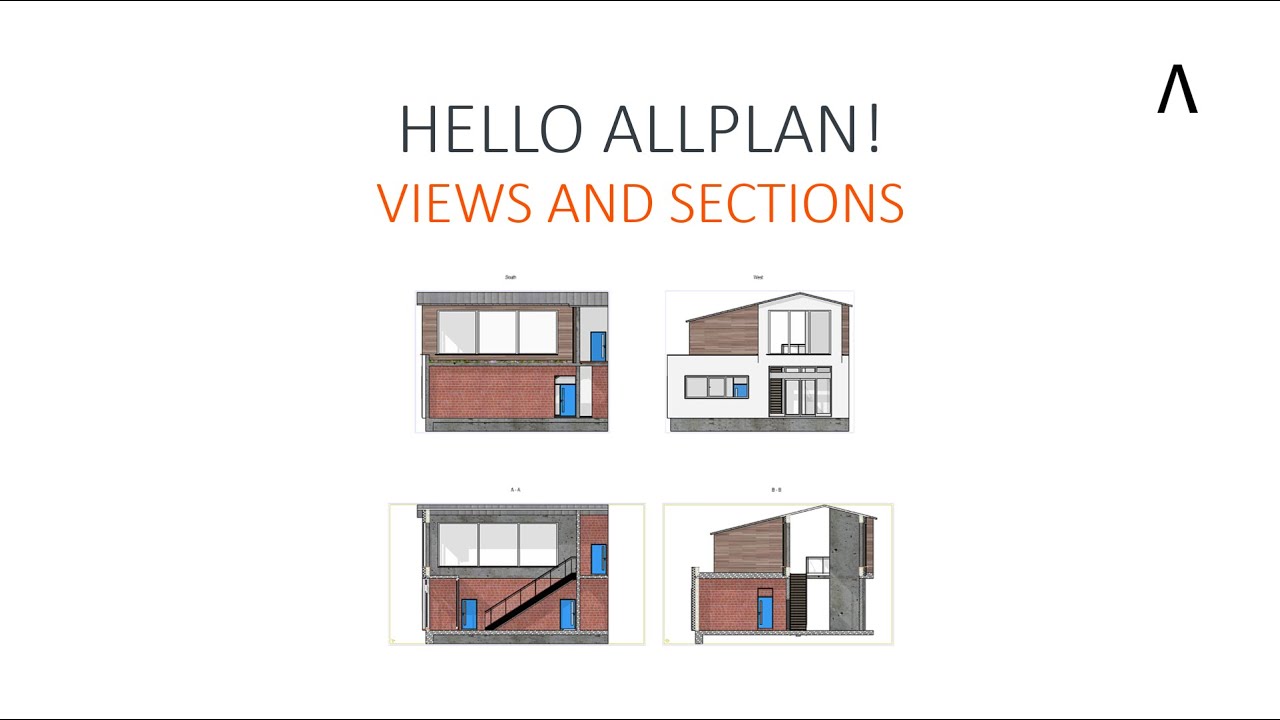 Hello Allplan! Views and Sections - YouTube