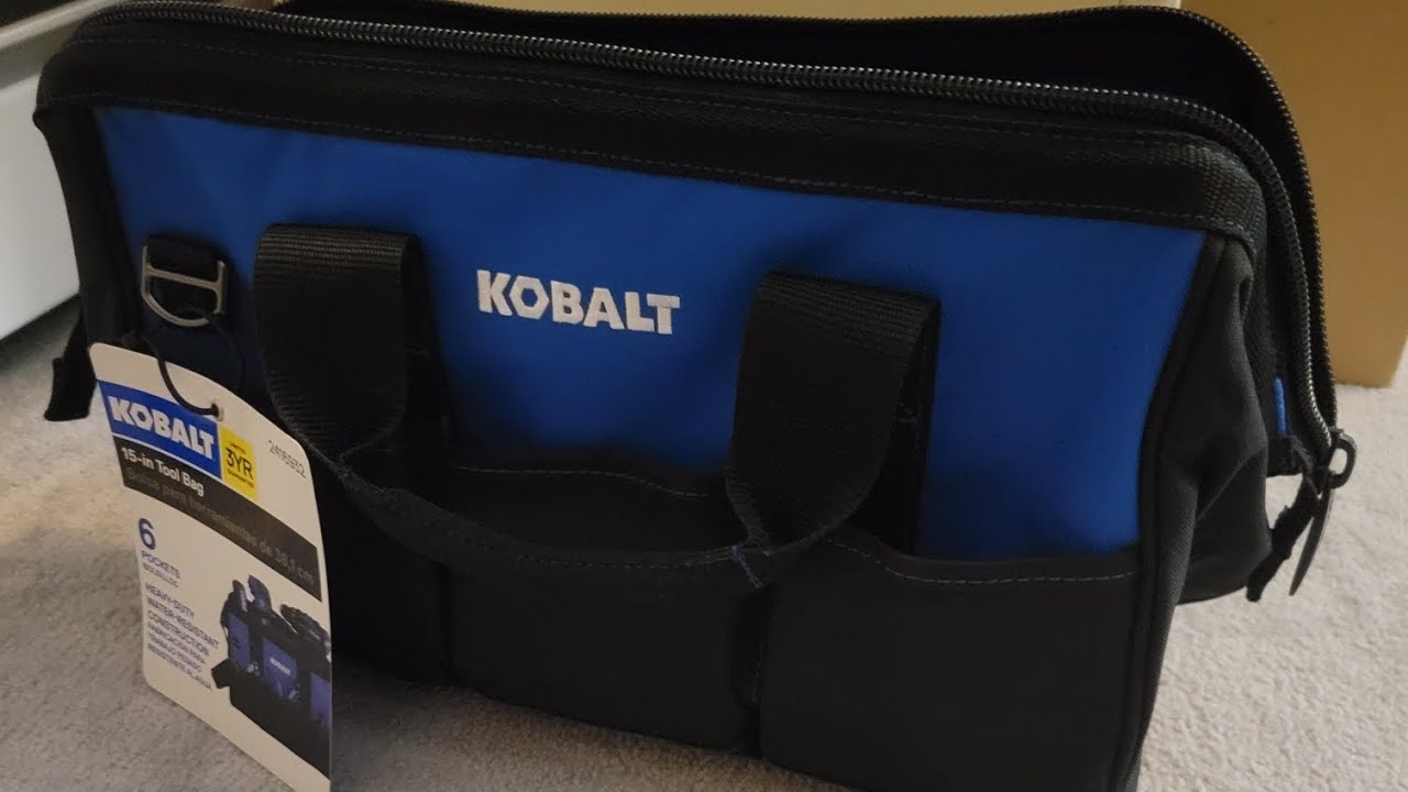 Kobalt 6 Pocket Tool Bag Review Like And Subscribe For More Content ...