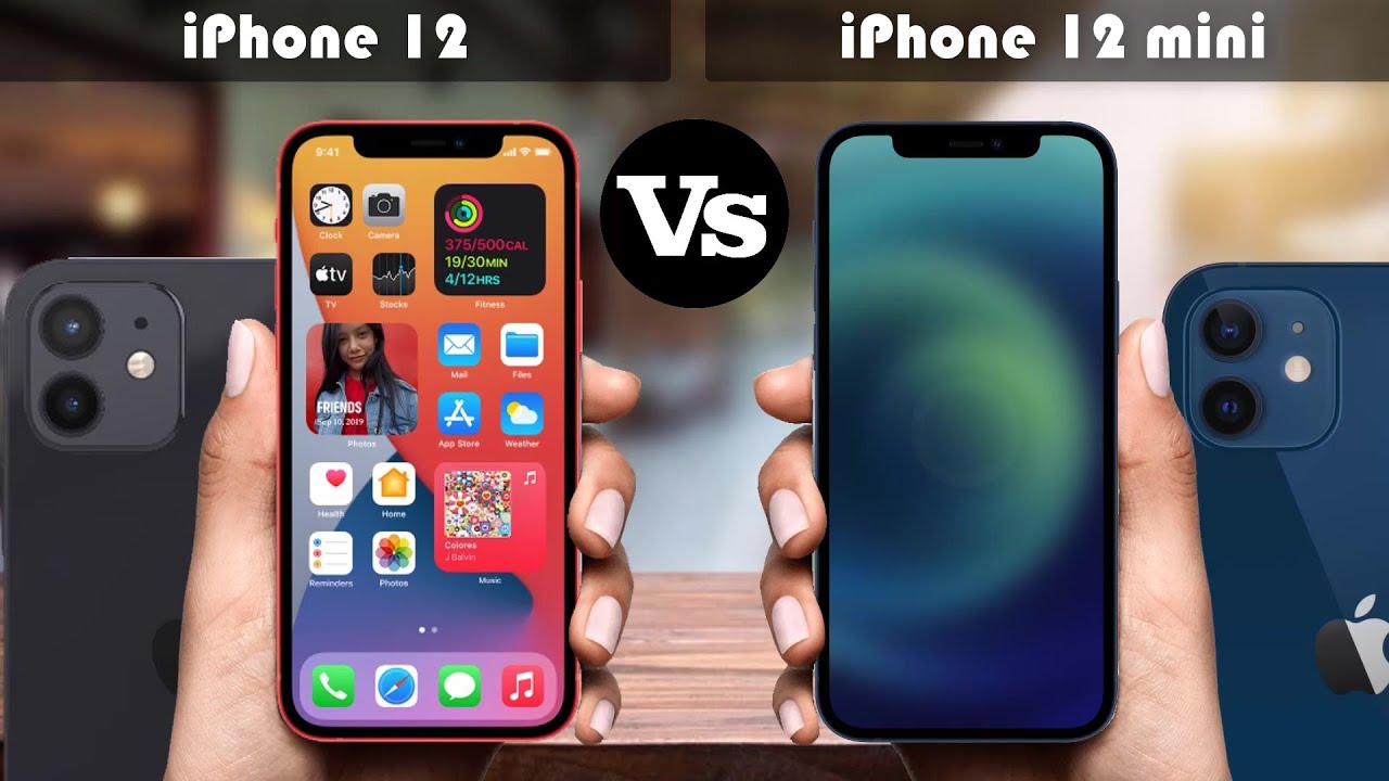 Apple iPhone 12 vs Apple iPhone 12 mini - YouTube