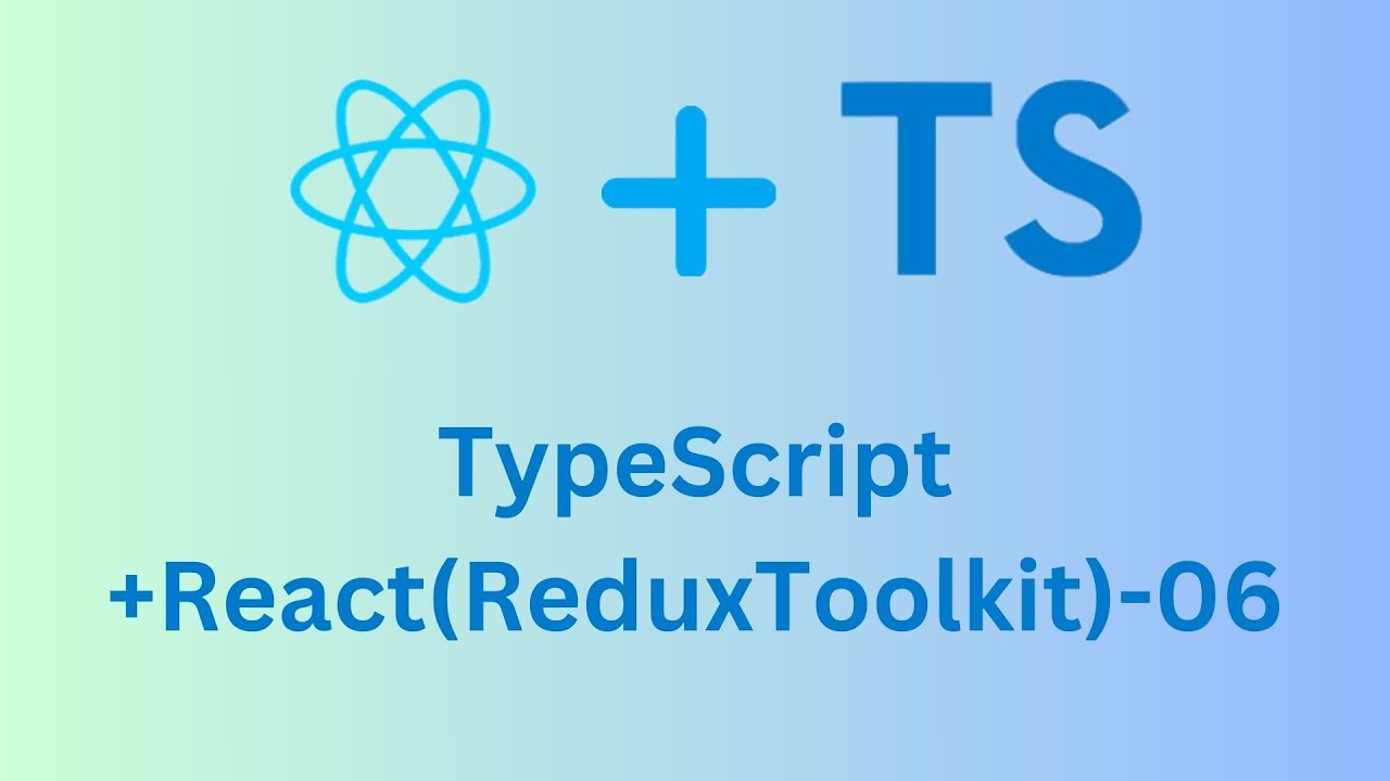 Reduxtoolkittypescript بالعربي Youtube