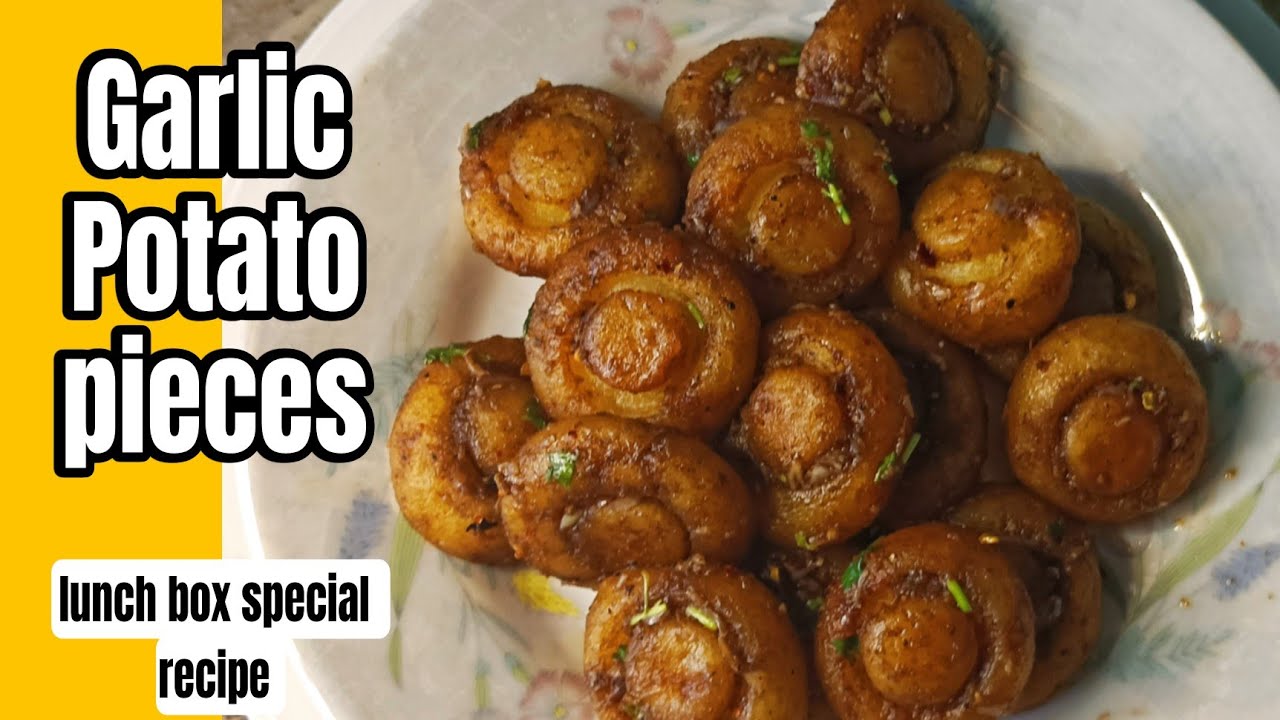 Garlic Potato piece | Easy and quick recipe for lunch box | Foodist Art ...