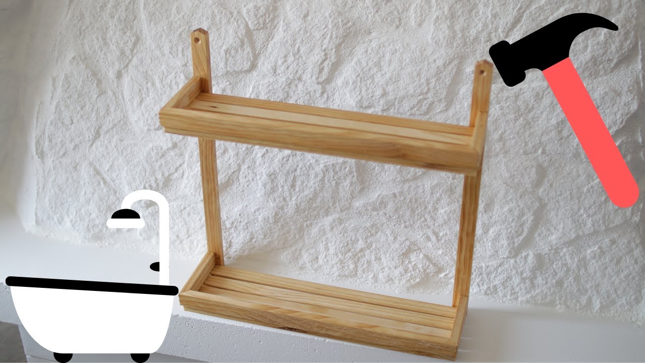 Cómo Montar ESTANTE Para Poner Tus CHAMPÚS En El BAÑO (FACIL ...