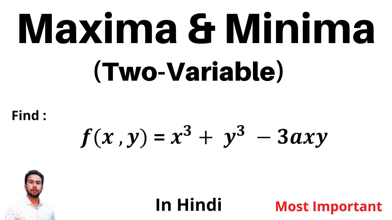 Maxima And Minima Two Variable Function Ll Partial Differentiation Ll Solved Problem In Hindi
