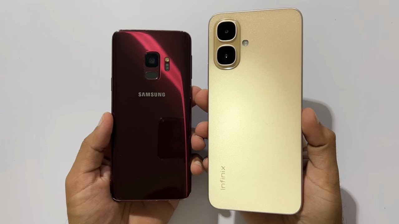 Samsung Galaxy S9 vs Infinix Smart 10 - Speed Test - YouTube