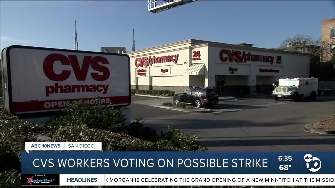 Local CVS workers voting on possible strike - YouTube