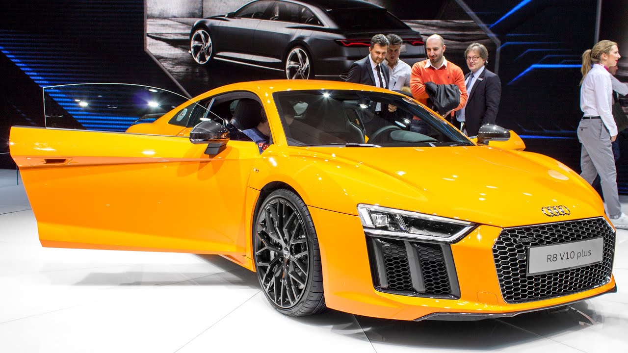 NEW AUDI R8 V10 PLUS - GENEVA MOTOR SHOW 2015 HQ - YouTube