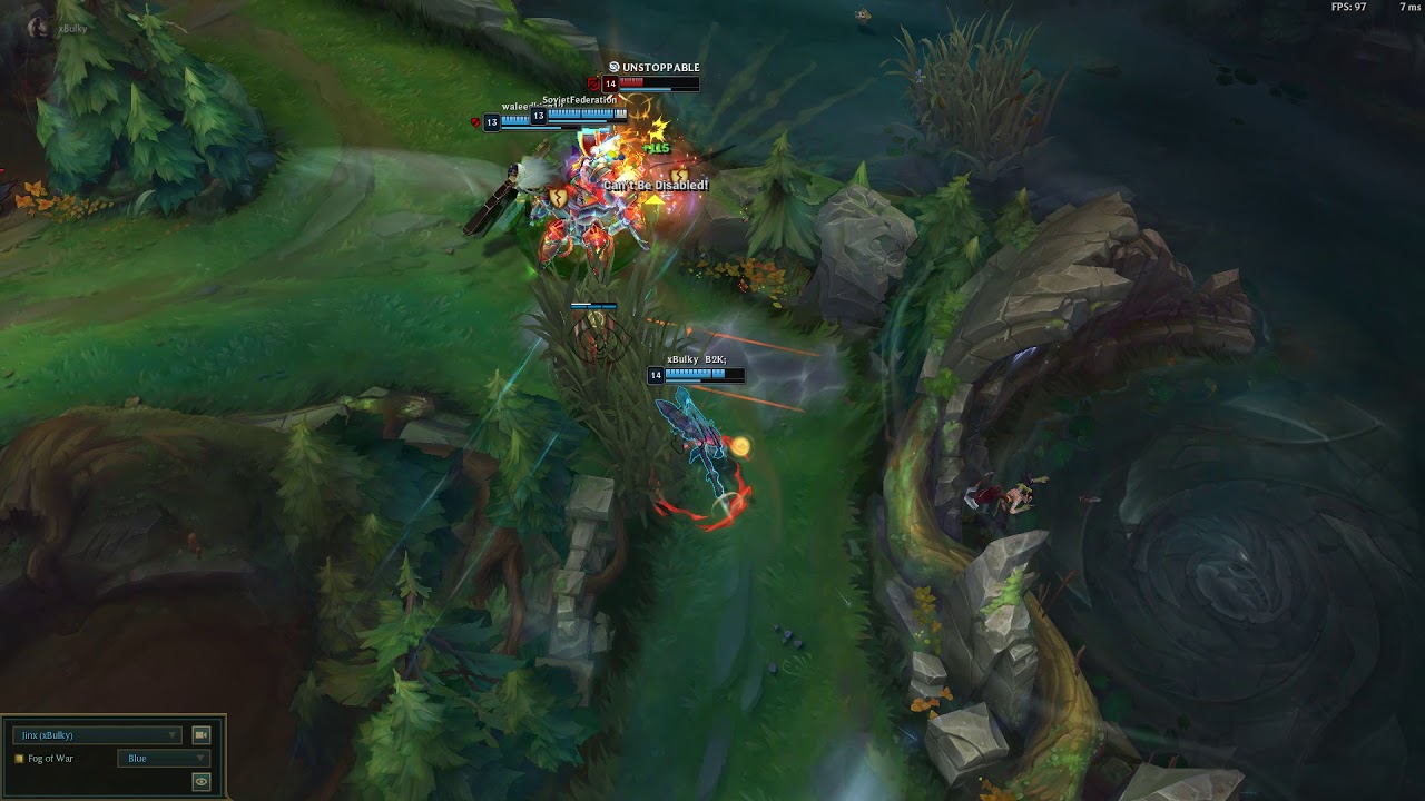 Jinx wrecking the game - YouTube