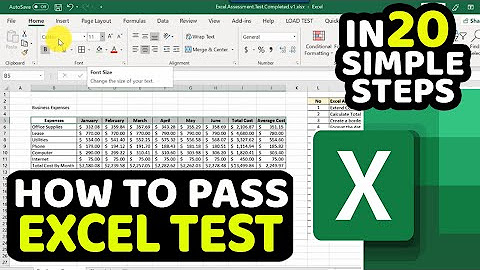 Free Excel Assessment Test Practice - YouTube