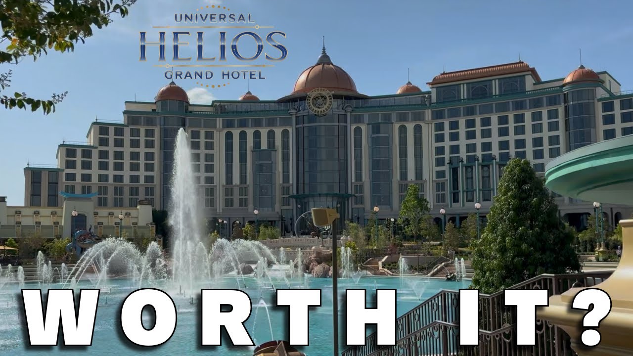 Universal's Helios Grand Hotel WALKTHROUGH- Epic Universe Views, Pool ...