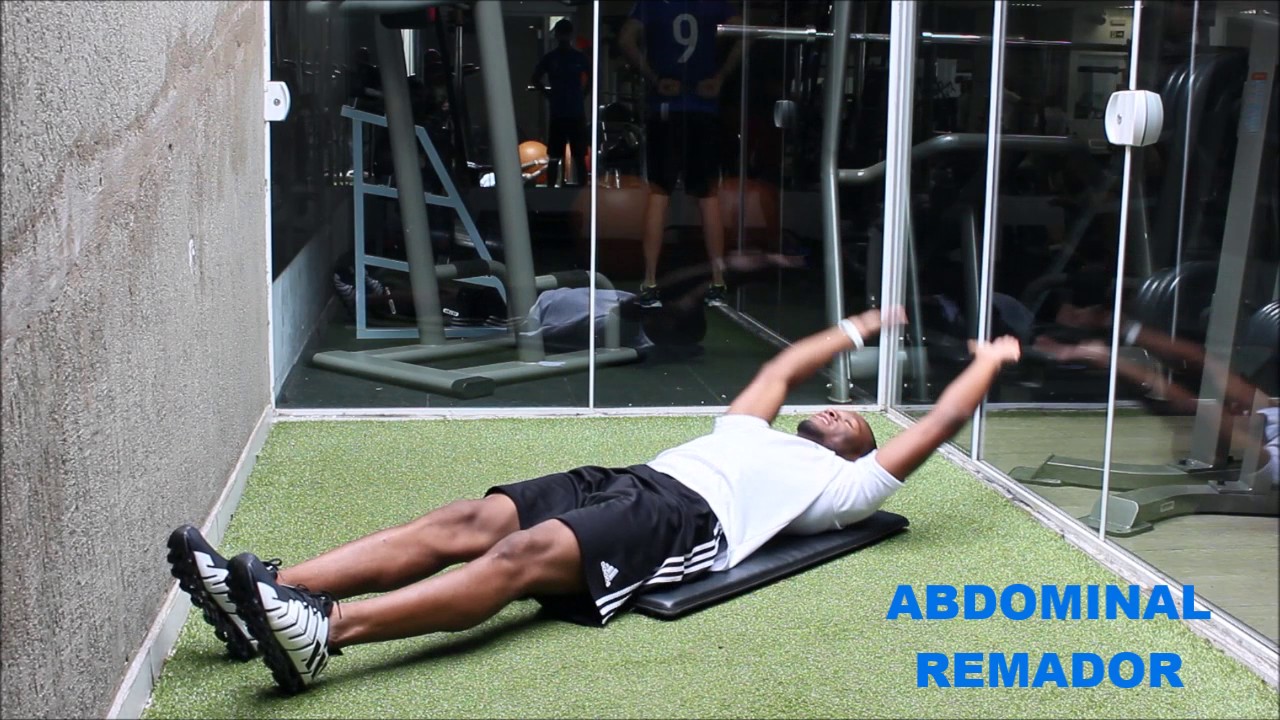 Abdominal remador - YouTube