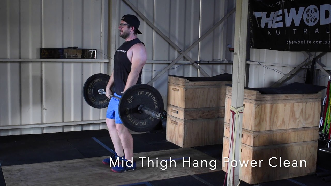 Mid Thigh Hang Power Clean - YouTube