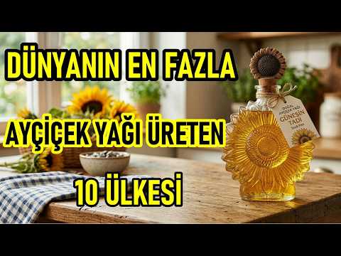 Dünyanın En Fazla Ayçiçek Yağı Üreten 10 Ülkesi 2026