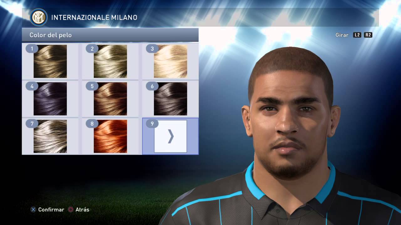 ADRIANO FACE (INTER MILAN) PES 2015 PS4 - YouTube