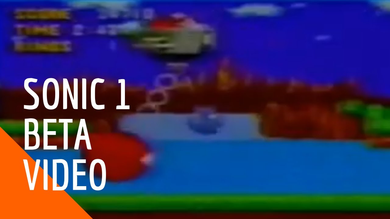 Sonic 1: Beta Rare Video - YouTube