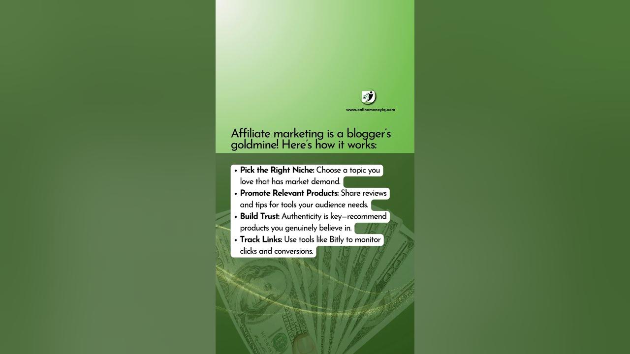 Learn the secrets of affiliate marketing and turn your passion into profits! - YouTube